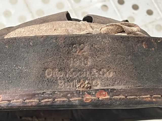 WW1 GERMAN LEATHER LINER FOR M16 HELMET. Sz 62. ORIG. | eBay