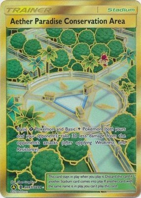 1x Aether Paradise Conservation Area - SV87/SV94 - Secret Rare Lightly ...