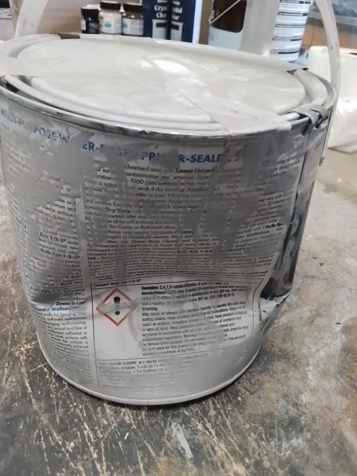 Zinsser Bullseye 123 Primer 2.5L Grey | eBay UK