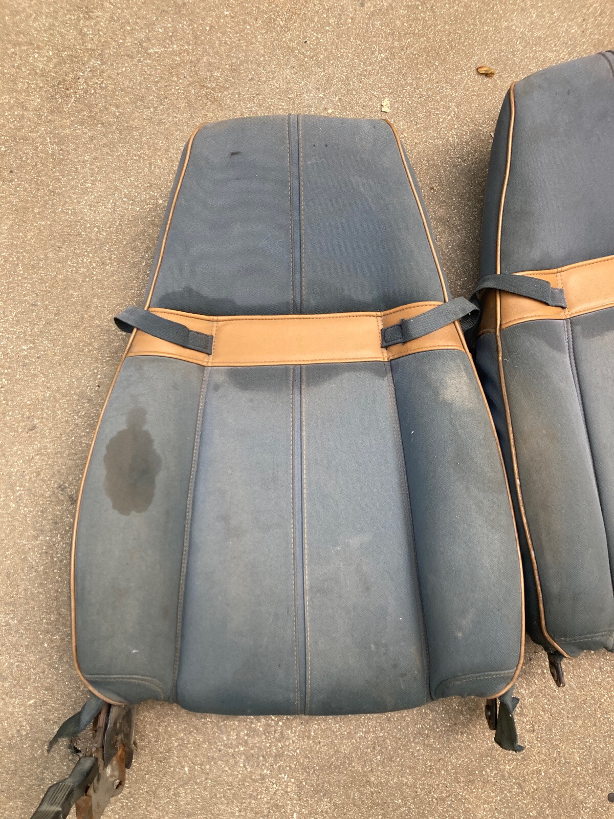 Jeep Wrangler YJ OEM SAHARA Seat Uppers Jurassic Park 87-95 1994 Clean ...