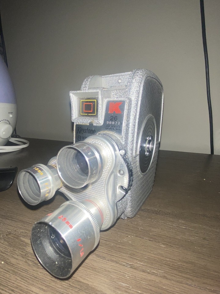 Vintage 1950s Keystone Capri K-27 8mm Triple Turret Lenses | eBay