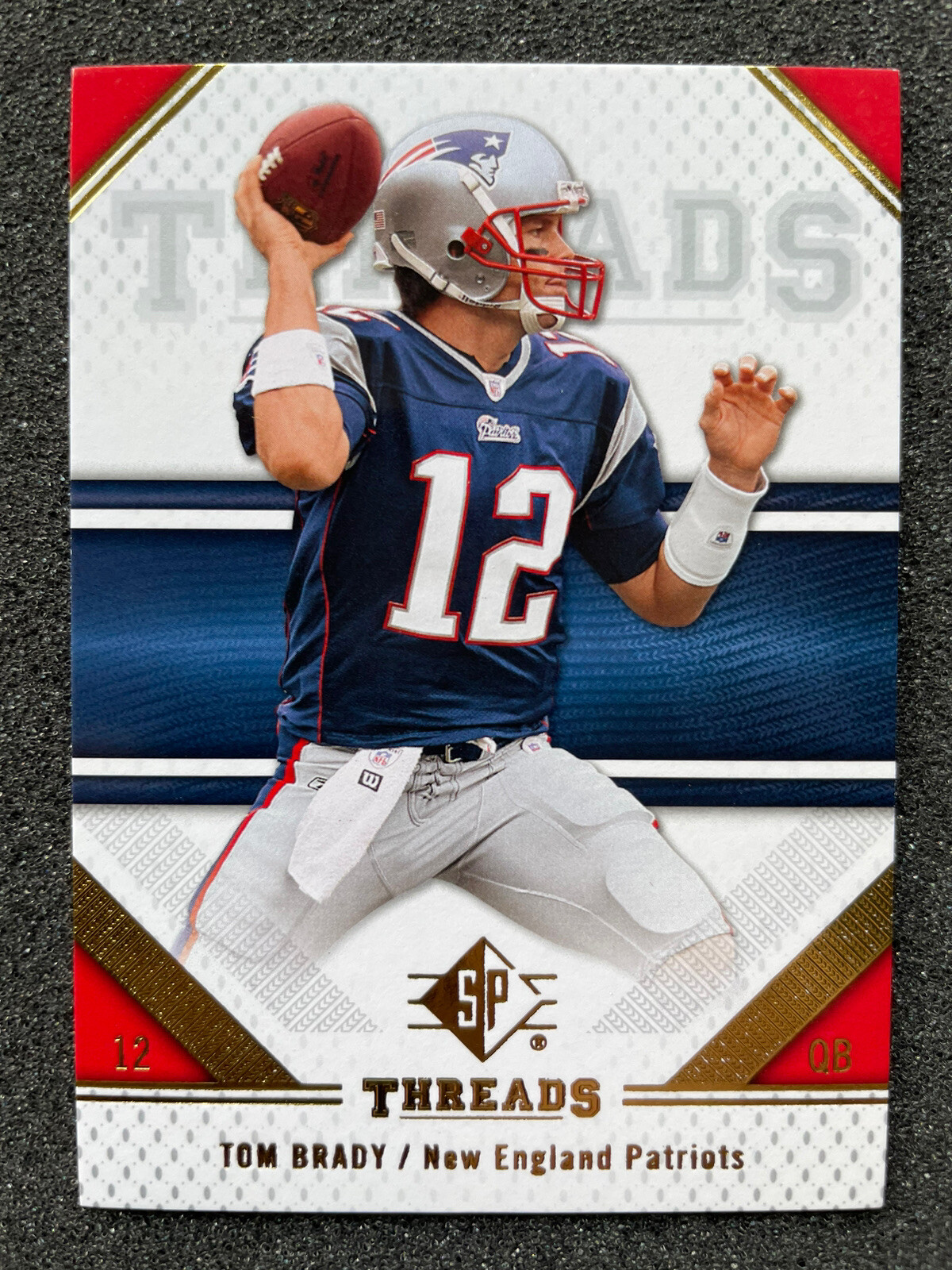 Tom Brady Card Lot - 2011 #90 & 2012 #34 Panini/2009 #93 UD/2012 #440 ...