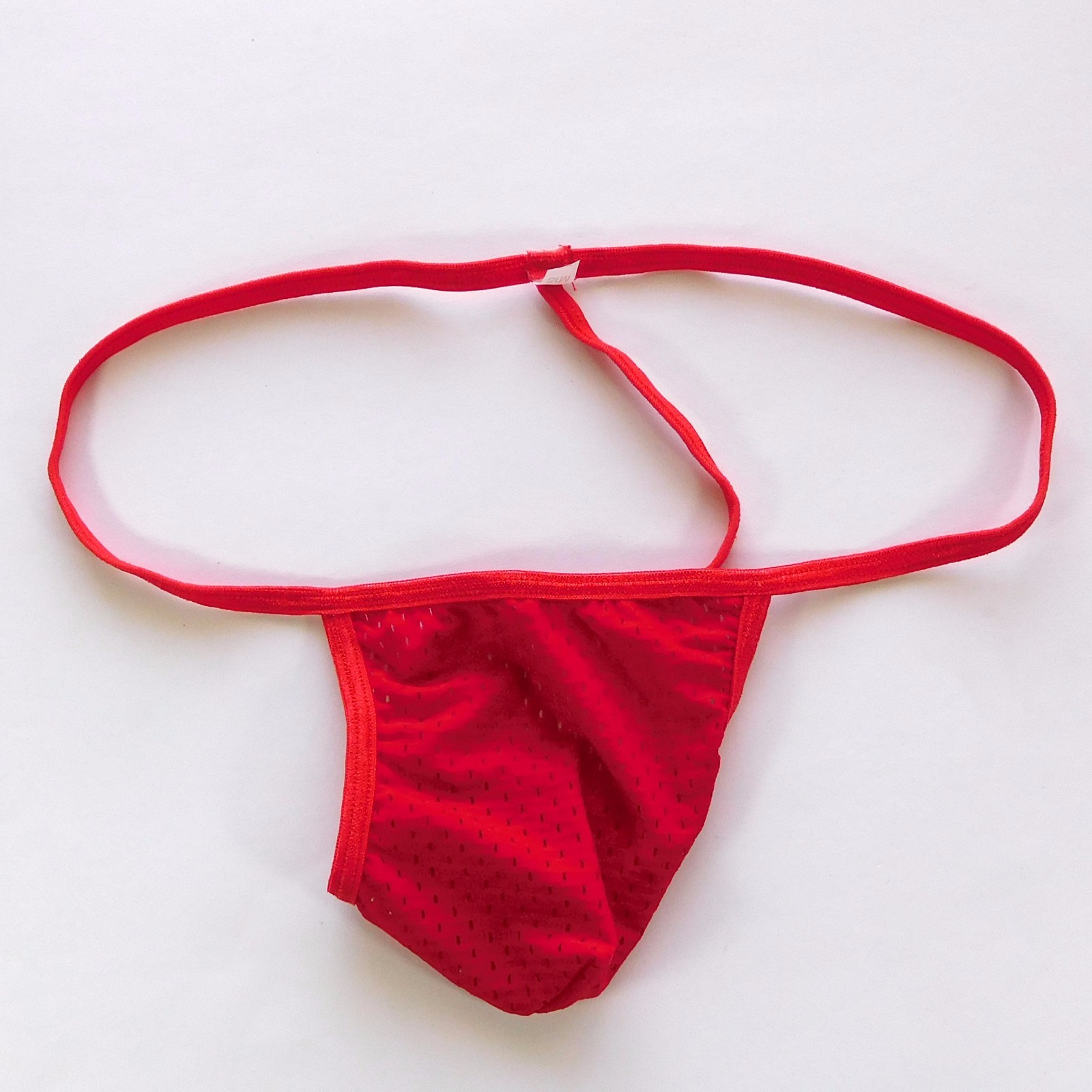 G344 Men's String Thong Contoured Pouch Posing Pouch Eyelet Sport ...