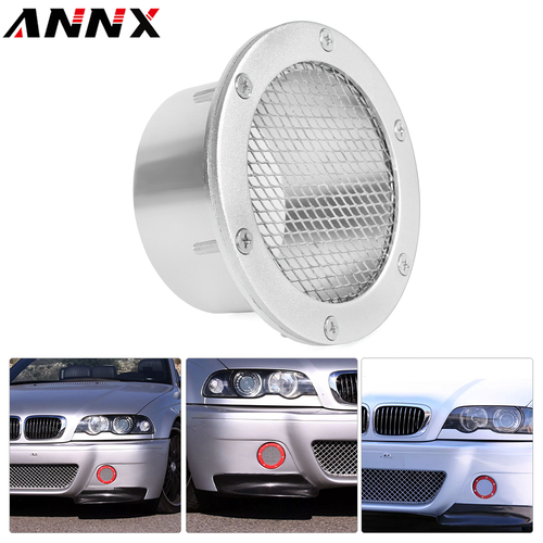 Universal Car Racing Air Duct Grill Bumper Vent inlet Cold Air intake ...