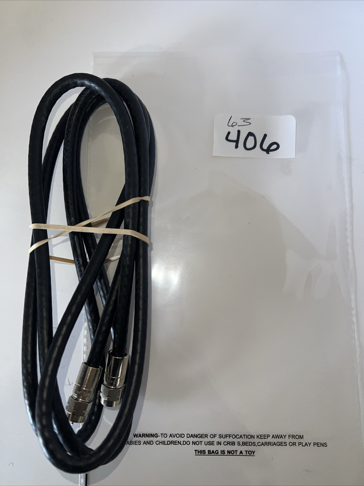 5Ft.1" Ft Of Commscope 9900963 Coaxial Cord Cable, Black | eBay