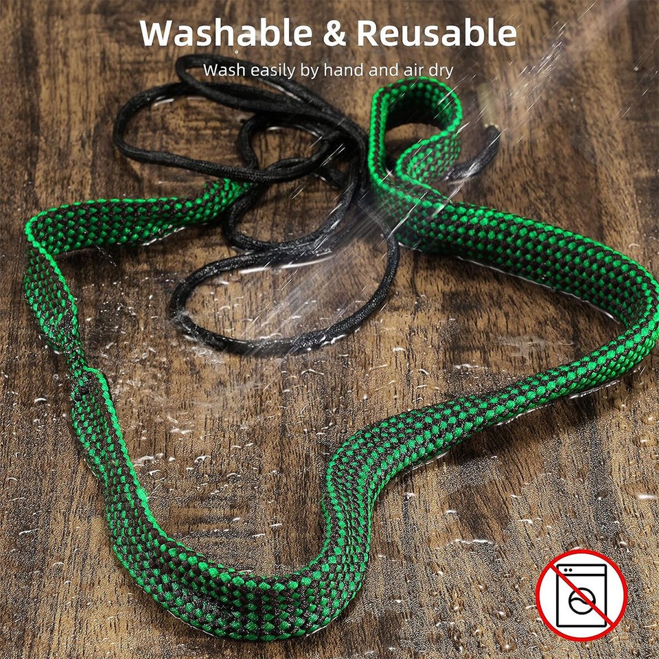 US STOCK Reusable Bore Rope Gun Barrel Cleaner For Rifle Shotgun Pistol ...