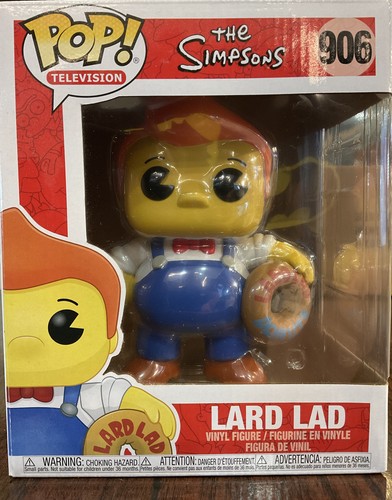 The Simpsons - Lard Lad 15cm(6") Pop! Vinyl Figure No:906 Big Boy 👦 ...