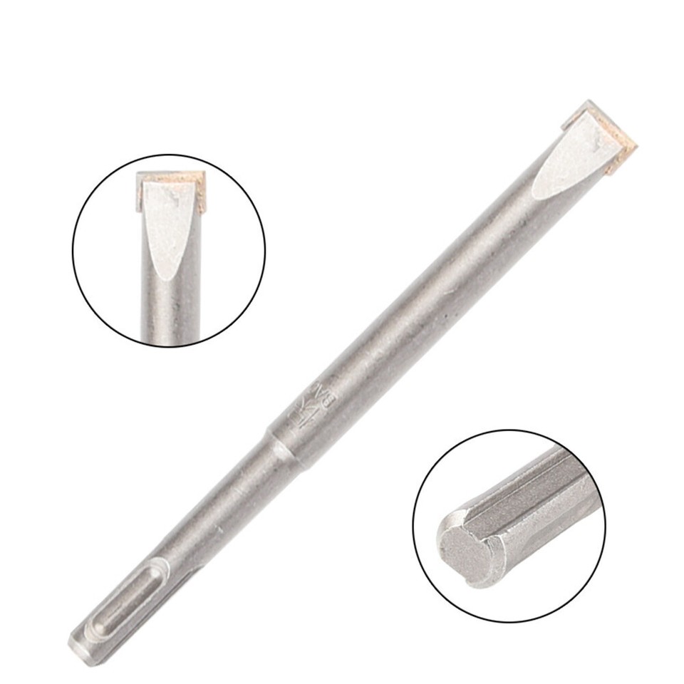 SDS Plus Chisel 10 12 14mm Point Flat Hammer Bit for Concrete Cement Brick Stone | eBay