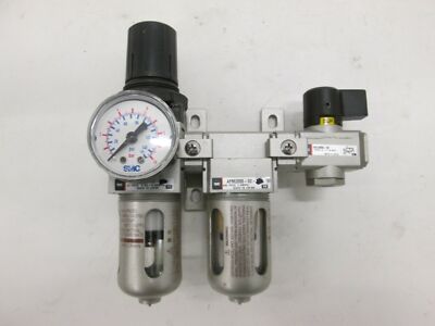 SMC, AW2000-02, AFM2000-02, Filter Regulator Assy, Used | eBay