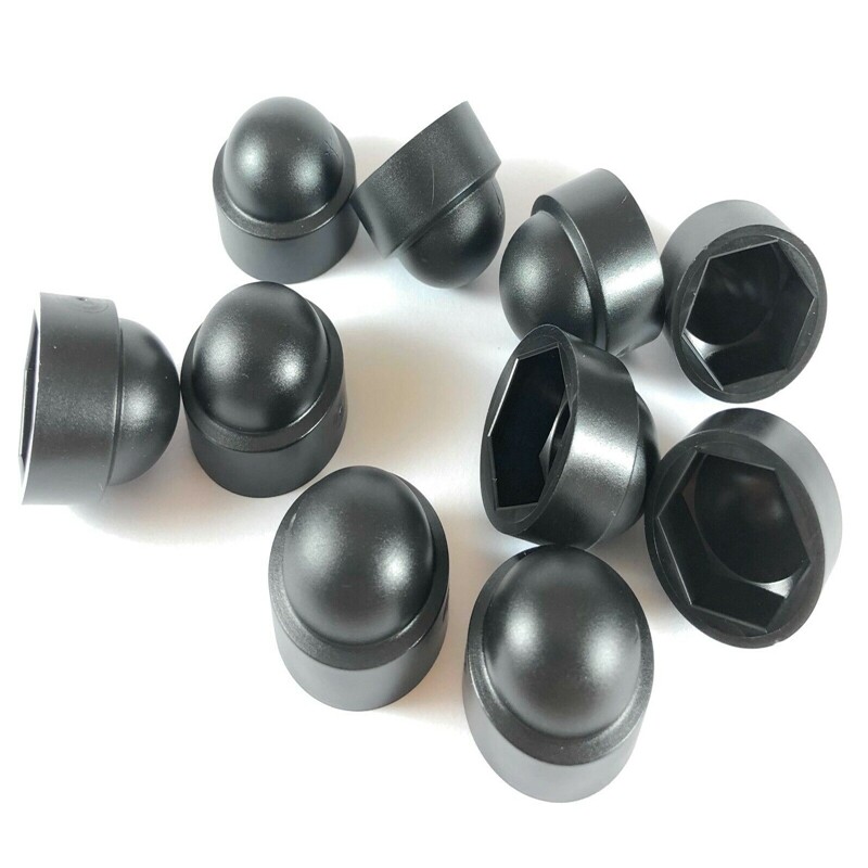 Nut Bolt Security Cover Caps Black Plastic M4 M5 M6 M8 M10 M12 M14 M16 ...