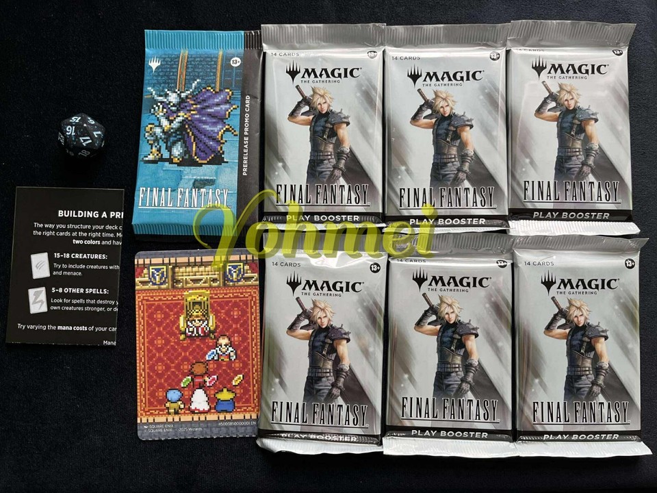 MTG FF Final Fantasy Prerelease Kit - FIN - English EU VERSION ~ $0 US ...