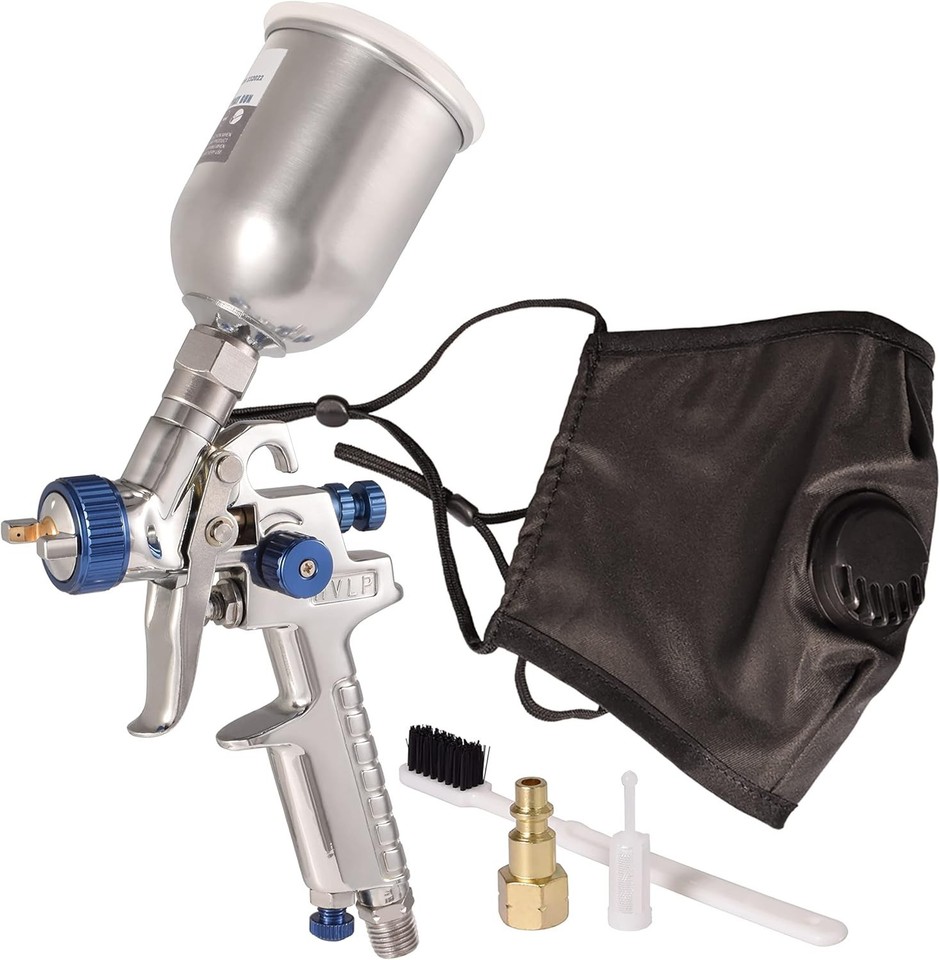 Touch Up 4.2 oz HVLP Air Spray Gun Auto Car Detail Paint Sprayer Spot ...