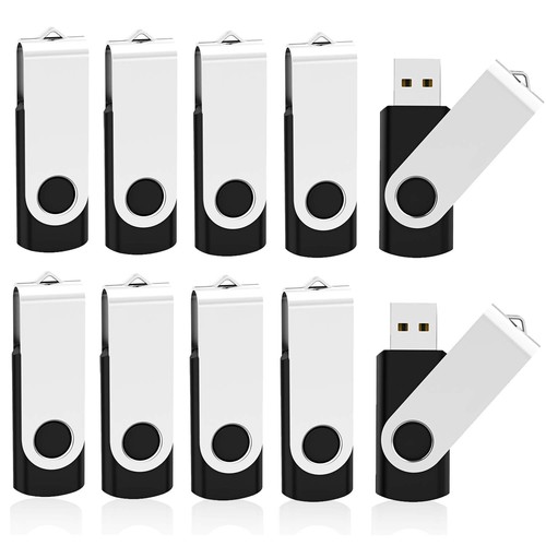 10 X 1GB USB Flash Drive 1gb Flash Drive Swivel Thumb Drive Memory ...