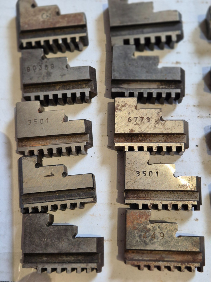 Job Lot Of 15 Lathe Chuck Jaws - Various Sizes Etc....As Seen | eBay UK