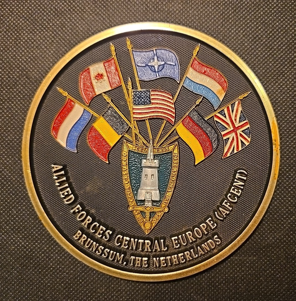 SUPREME HEADQUARTERS ALLIED FORCES CENTRAL EUROPE (AFCENT) SHIELD | eBay