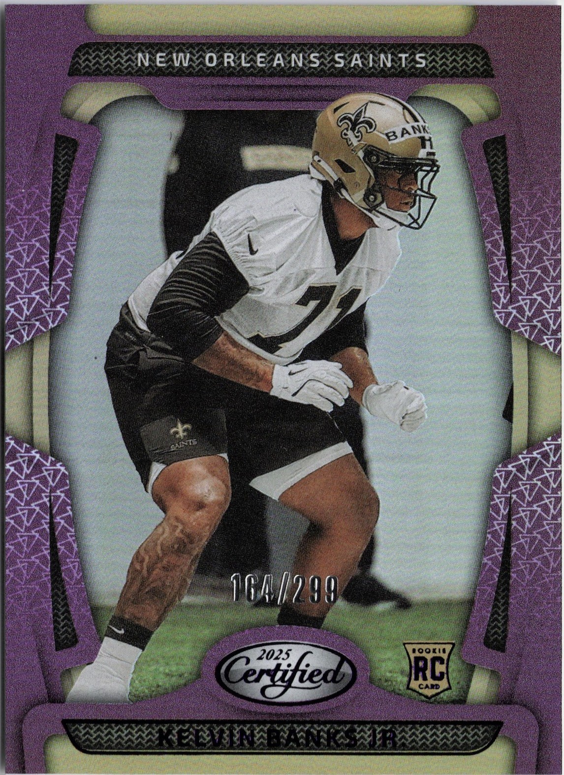 2025 Panini Certified - Rookies Kelvin Banks Jr. #179 Mirror Purple ...