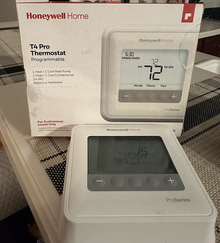 Honeywell T4 Pro Programmable Thermostat - TH4110U2005/U~New ...