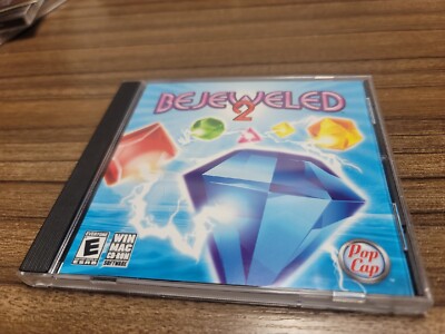 Bejeweled 2 Deluxe PC CD-Rom 2004 Windows/Mac - Pop Cap Action Puzzle ...