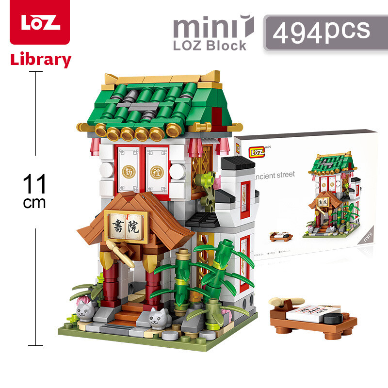 LOZ Mini Blocks Sets Food Street View Building Blocks Micro Bricks with ...
