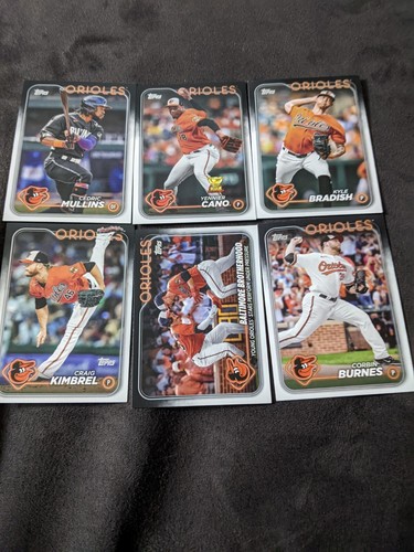 6 Card Lot Of Baltimore Orioles Baseball Cards Free Shipping | eBay