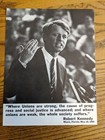 1968 CAMPAIGN POSTER INDIANA PRIMARY RFK ROBERT BOBBY KENNEDY UNION ...