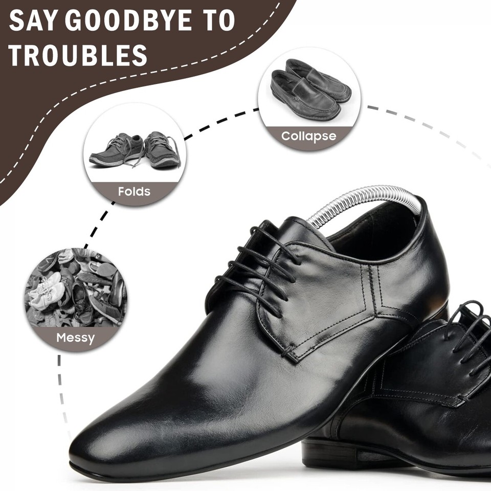 3Pairs Plastic Shoe Tree Stretcher Shaper for Men Women Adjustable ...