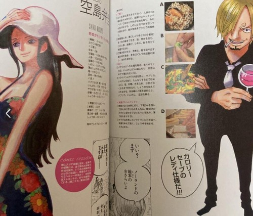 ONE PIECE Pirate Recipes SANJI Cooking Book Anime manga Japanese ...