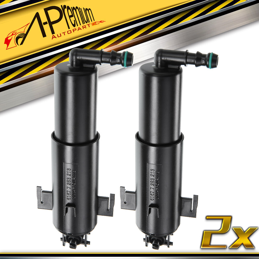 Front LH& RH Headlight Washer Nozzles for BMW 328i 335i M3 E46 99-06 ...