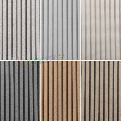 Wooden Slat Panelling Wallpaper for Home 3D Wood Panel Effect Stripes ...