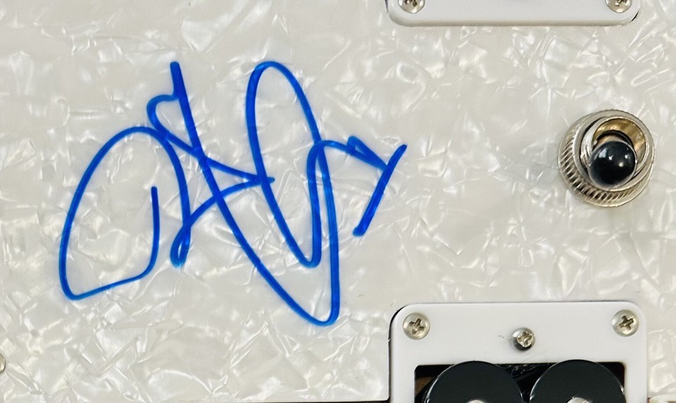 Led Zeppelin Autographed Guitar Jones Plant Jimmy Page Signed Guitar ...