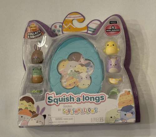 NIB Squishmallows Squish-A-Longs Easter Series 2 Set 8 Piece, Turquoise ...