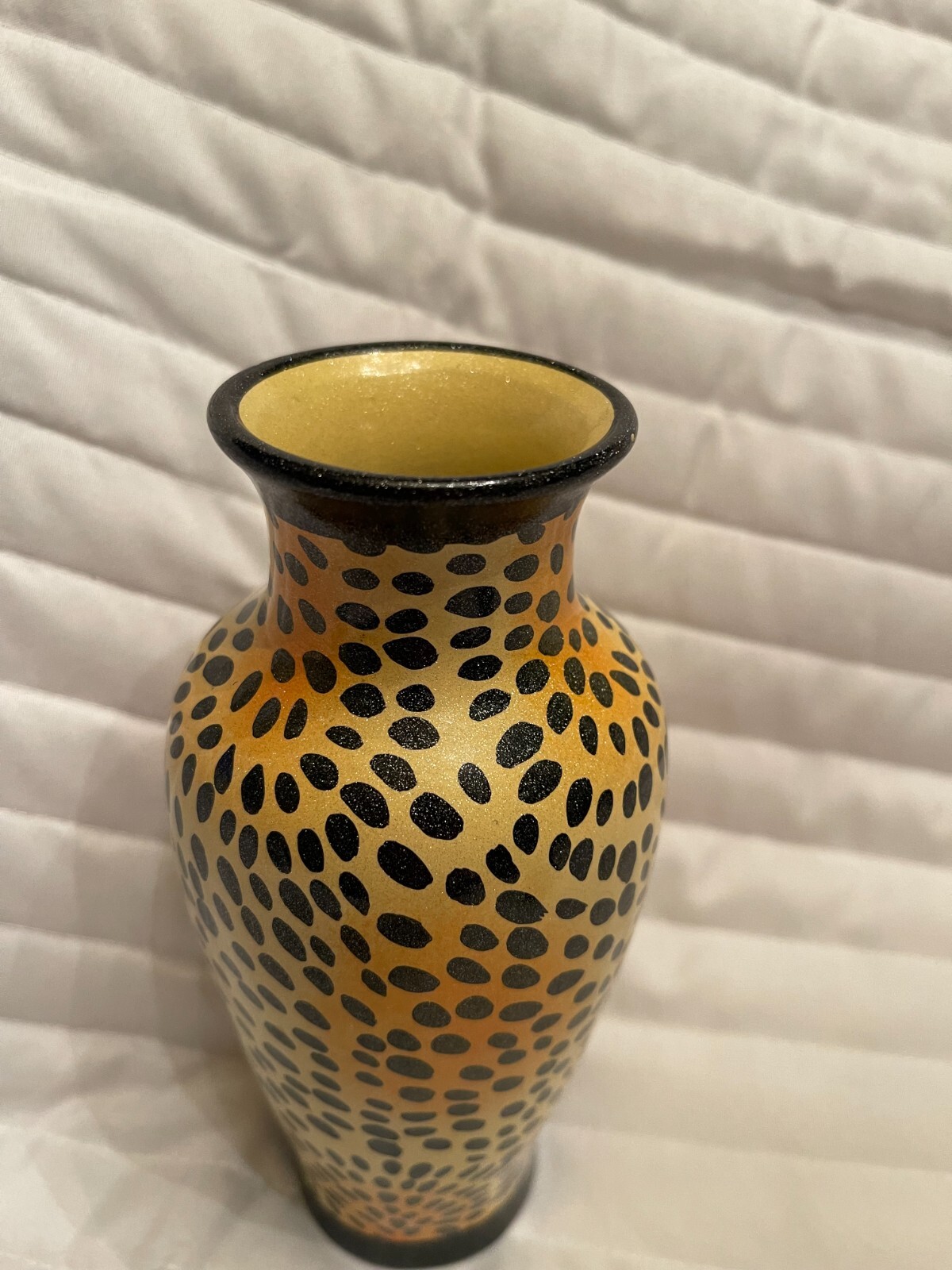 italian leopard vase | eBay