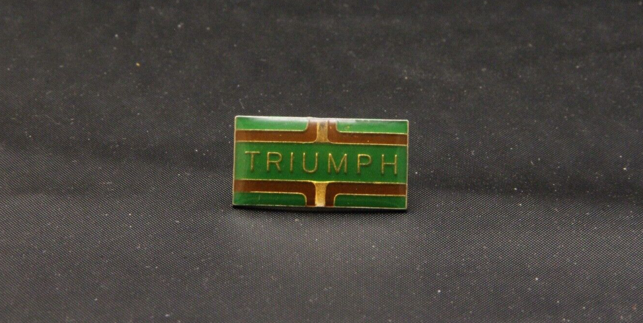 Triumph Car Logo Vintage Lapel Pin - Green and Brown | eBay