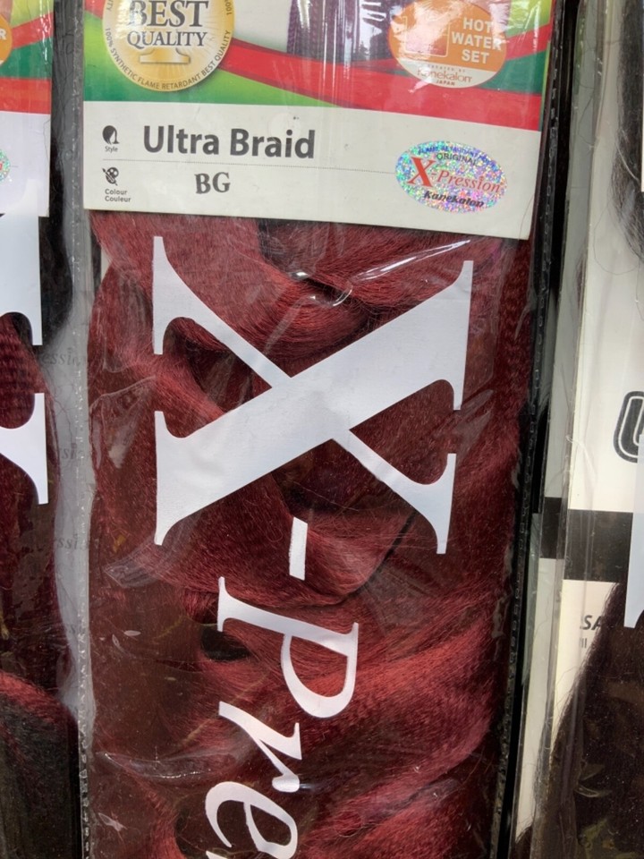 XPRESSION ULTRA BRAID HAIR FOR BRAIDING, EXPRESSION "KANEKALON ...