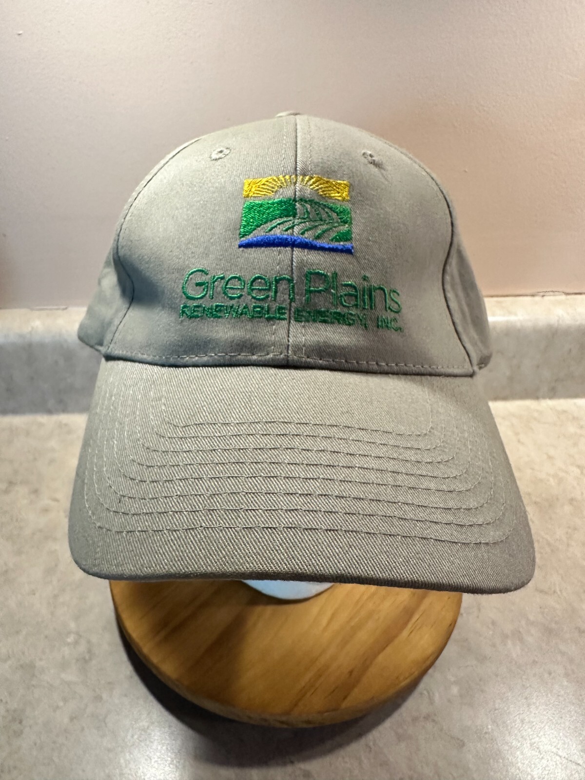 Green Plains Renewable Energy Hat Beige | eBay