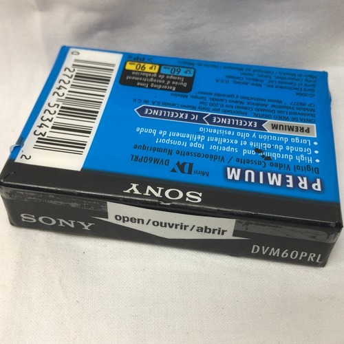SONY Mini DV Premium 60 min DVC Tape DVM60PRL | eBay