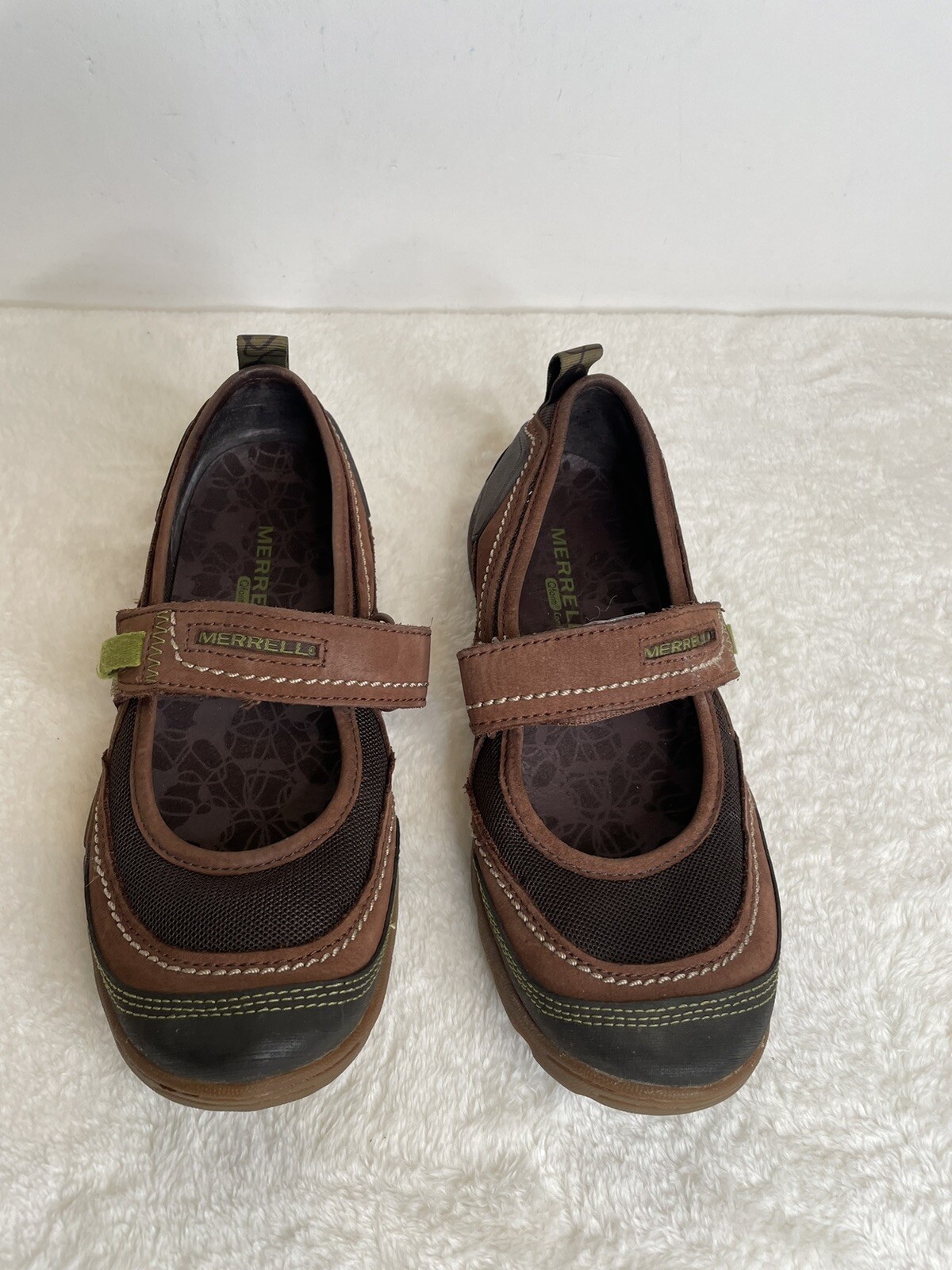 Merrell Women’s Size 6 Mimosa Emme Cocoa Mary Jane Trail Hiking Shoes ...