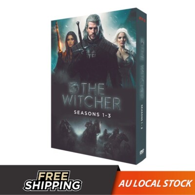 The Witcher: Season 1-3 Complete series 9-Disc DVD New & Sealed Box Set ...