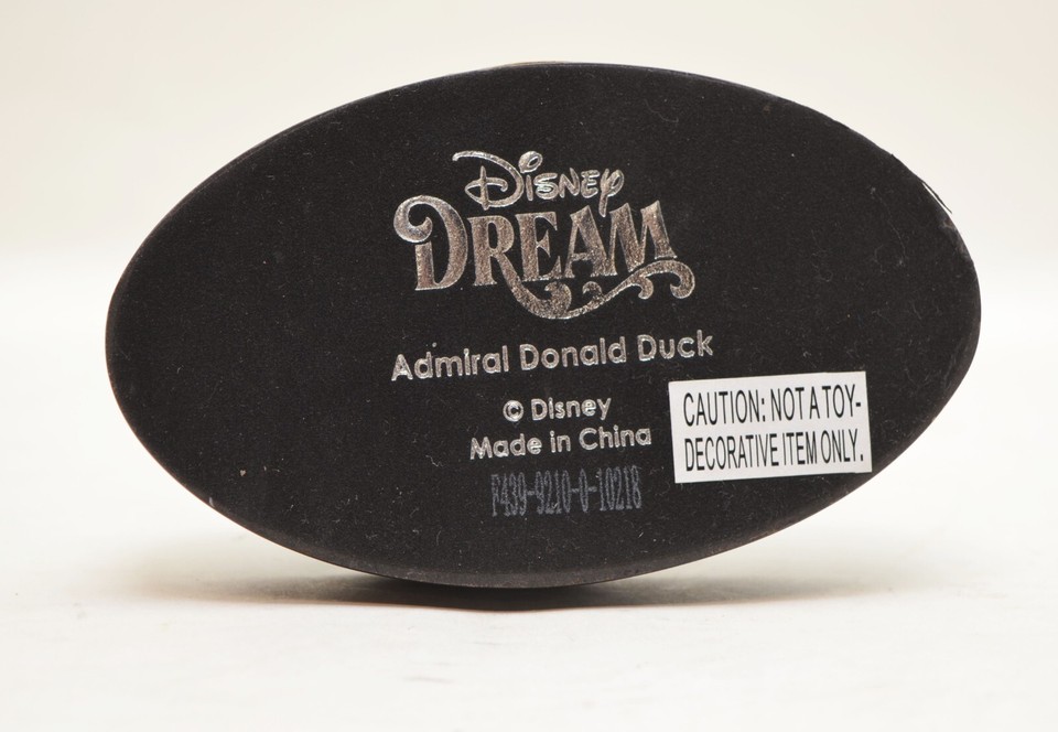 RARE DCL Disney Cruise Line DREAM Admiral DONALD DUCK Figure Resin ...