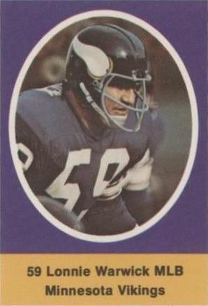 1972 Sunoco NFL Action Player Stamps - Lonnie Warwick for sale online ...