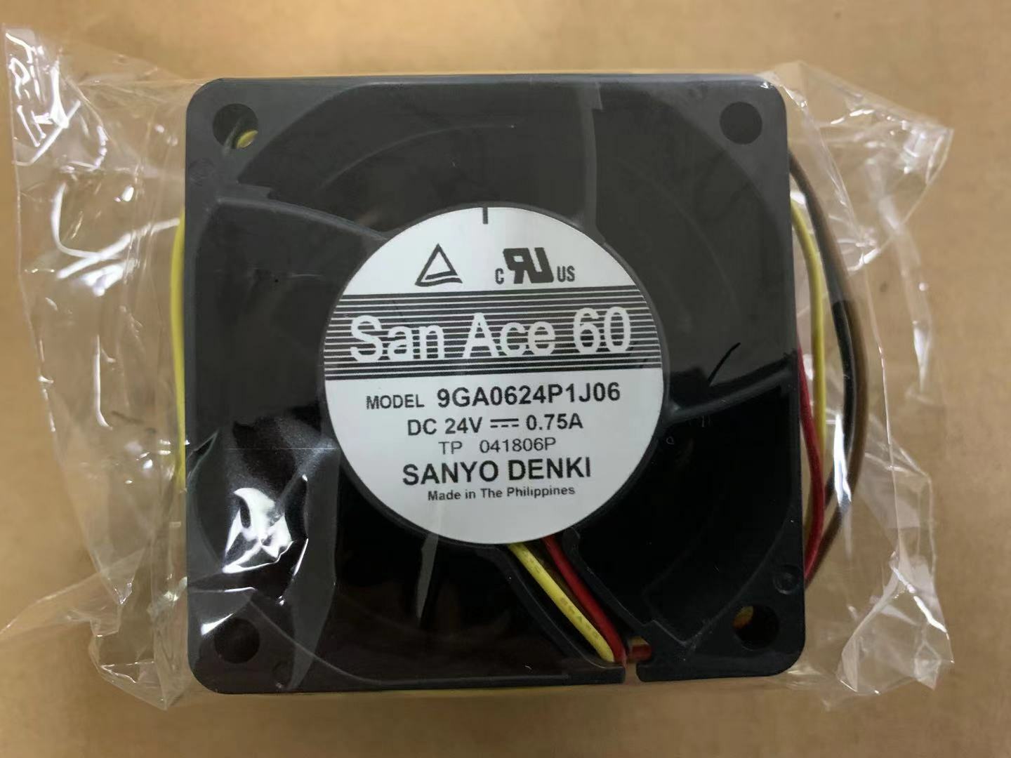 1 pcs Sanyo 60*60*38MM 9GA0624P1J06 24V 0.75A 4-wire cooling fan | eBay