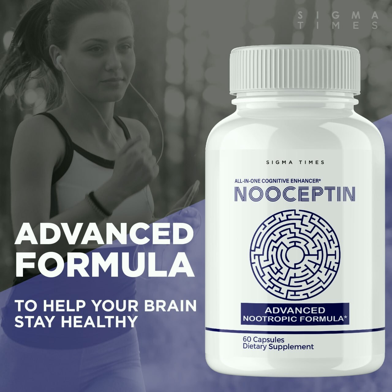 (3 Pack) Nooceptin - Cognitive Enhancer Capsules for Cognition and ...