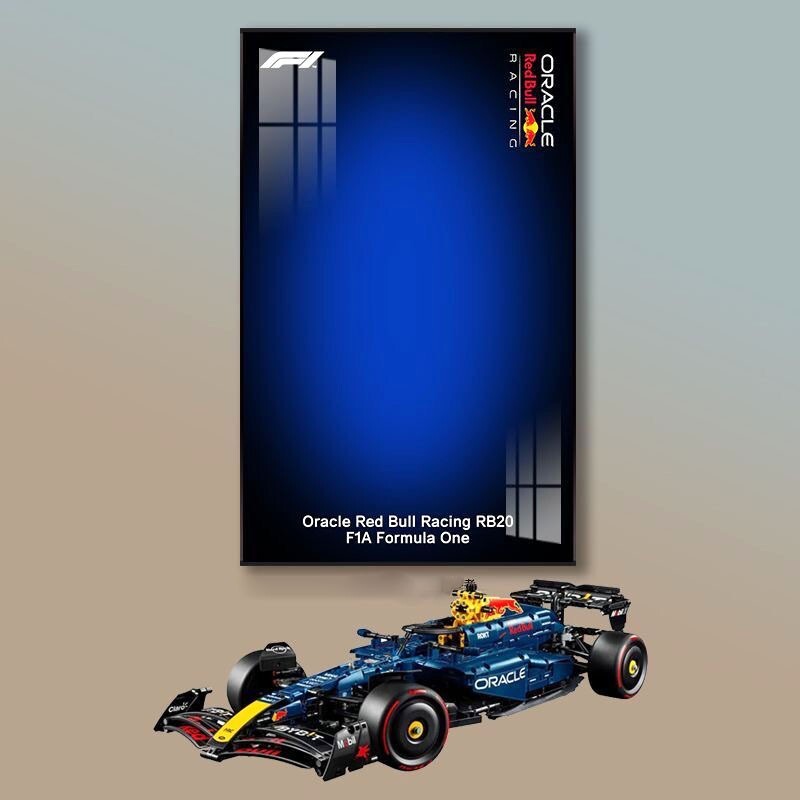 31.5" Display wall mount for LEGO 42206 Red Bull Racing RB20 F1 (D) | eBay