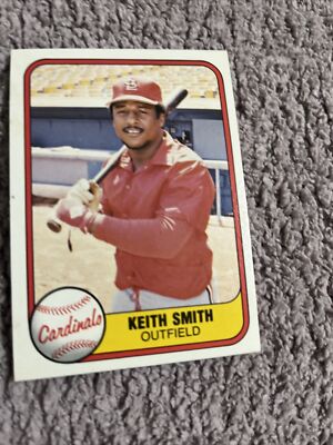 1981 Fleer St. Louis Cardinals Baseball Card #534 Keith Smith | eBay