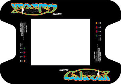 GALAXIAN cocktail arcade machine glass underlay | eBay