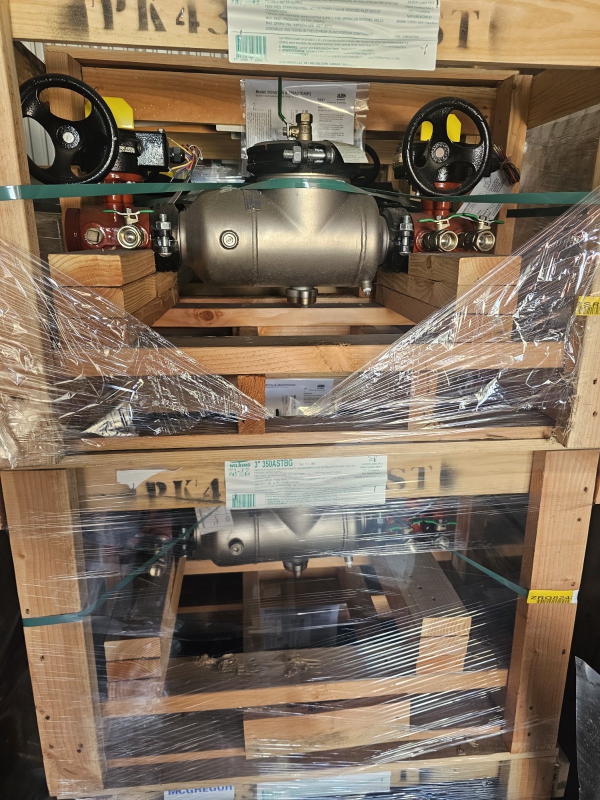 18 Units – Zurn Wilkins 3" 350ASTBG Double Check Backflow Preventers | eBay