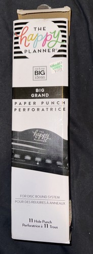 Happy Planner Big Paper Punch - 11 Hole Punch New In Box, Crafting ...