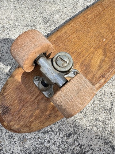 1960’s Vintage skateboard With clay wheels Wooden | eBay
