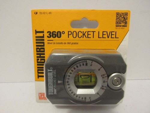 Toughbuilt 360 Degree Pocket Level TB-H2-L-4R 810023383451| eBay