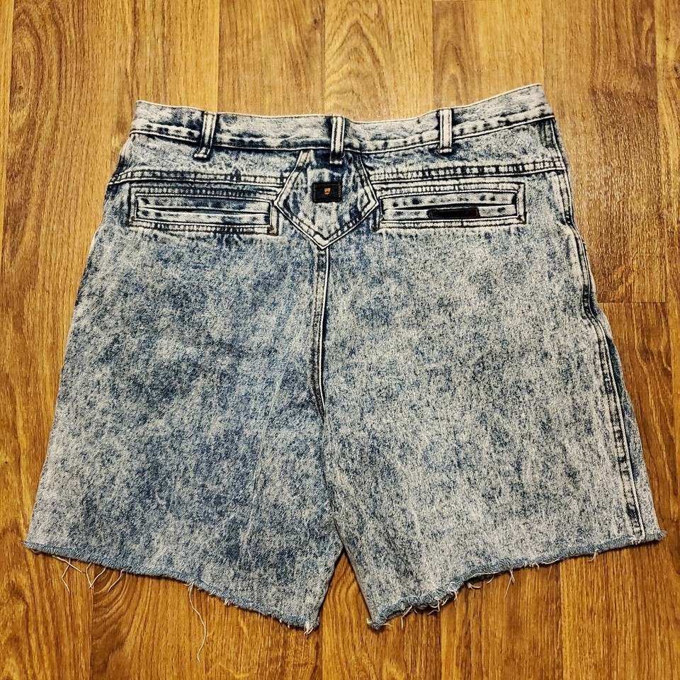 Vintage 90s Acid Wash Shorts Men 35 Freeway Gitano Denim Blue Jean ...